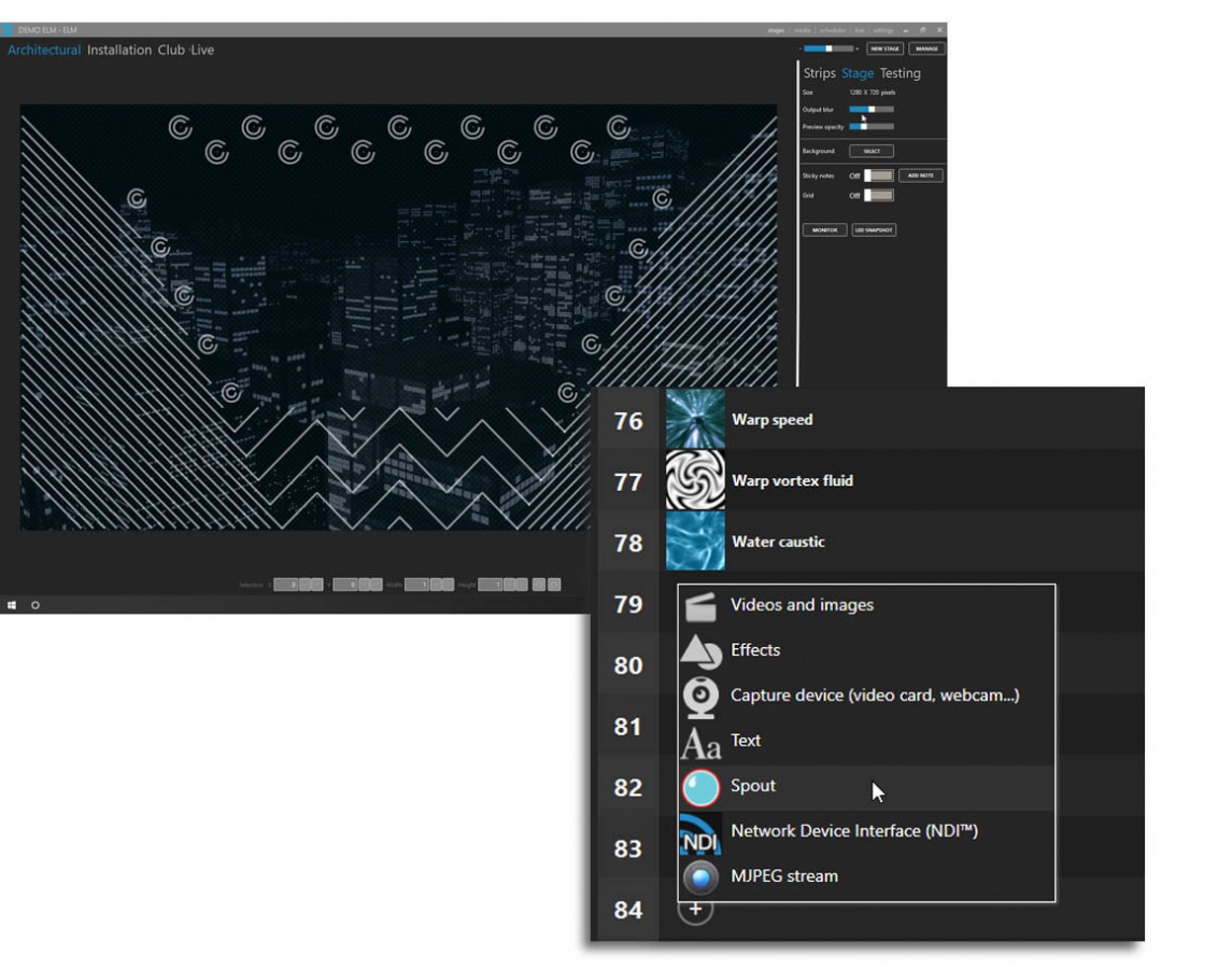 ELM, the award-winning LED pixel mapping software | ENTTEC